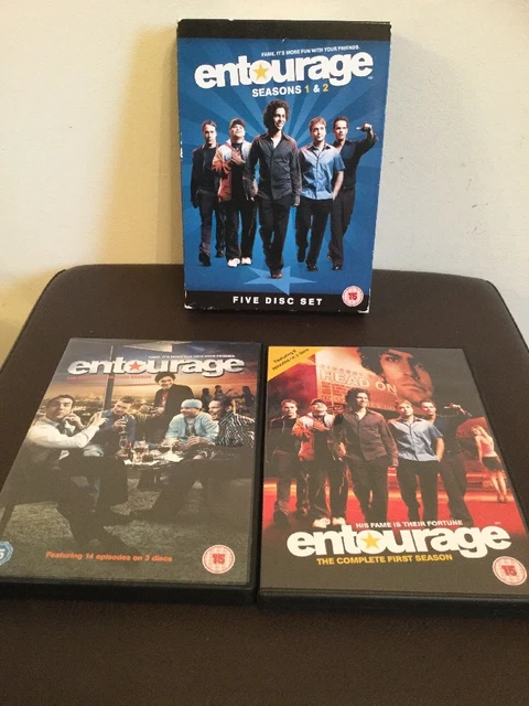 ENTOURAGE: COMPLETE HBO Seasons 1&2 Box Set [DVD], Good DVD, Adrian ...