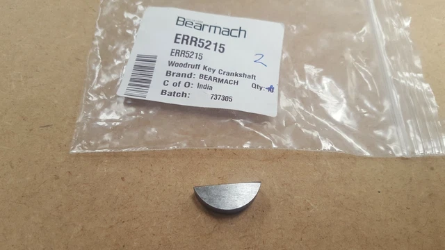 LAND ROVER DEFENDER Discovery 300TDI & TD5 Crankshaft Wood-Ruff Key ...