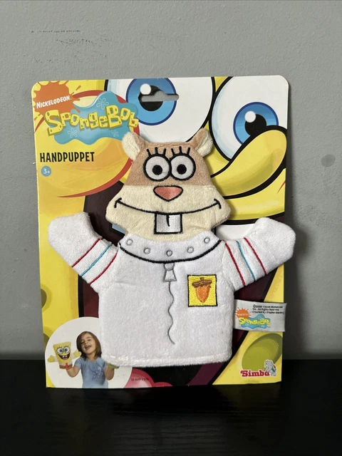 RETRO SIMBA SPONGEBOB Squarepants Hand Puppet Plush Sandy 2009 BNIB £13 ...