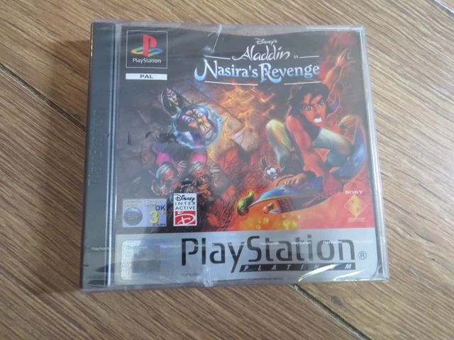 DISNEY'S ALADDIN NASIRA'S Revenge Sony PlayStation 1 Platinum PS1 NEW SEALED pal $69.86 ...