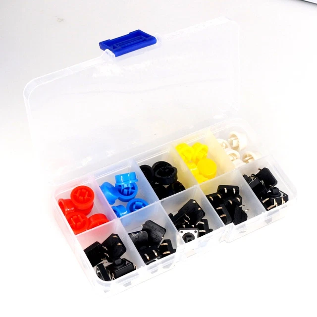 TACTILE PUSH BUTTON Light Touch Switch Button For SMD PCB|Switch|Key ...