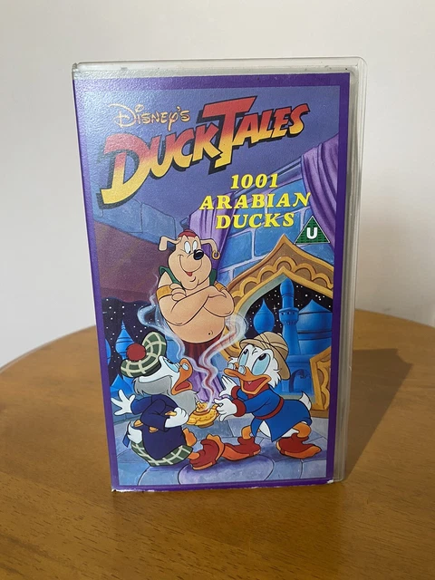 VINTAGE WALT DISNEY Classic VHS Duck Tales 1001 Arabian Ducks - Rare ...