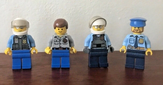 LEGO CITY MINI Figure Bundle Lot / Police Man Policeman Cop Copper ...