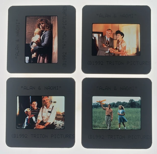 ALAN & NAIMI Vanessa Zaoui Michael Gross 1992 35mm Publicity Slides x4 ...