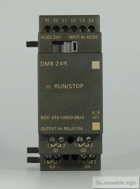 SIEMENS LOGO! DM8 24R, 6ED1 055-1HB00-0BA0, Gebraucht und Geprüft EUR 50,00 - PicClick DE