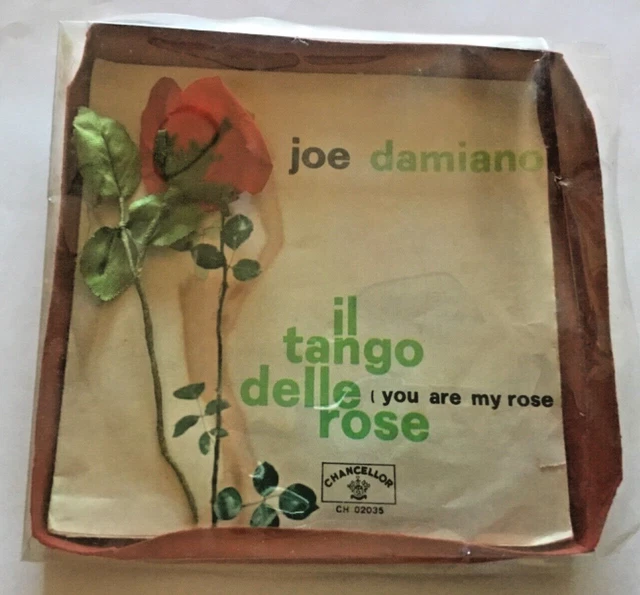 (ITA6) JOE DAMIANO Il tango delle rose 45 GIRI Vinile CON RARISSIMA ...