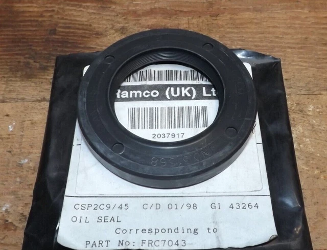 LAND ROVER.DEFENDER.TRANSFER BOX seal.Output flange.FRC7043.NOS.Bagged ...
