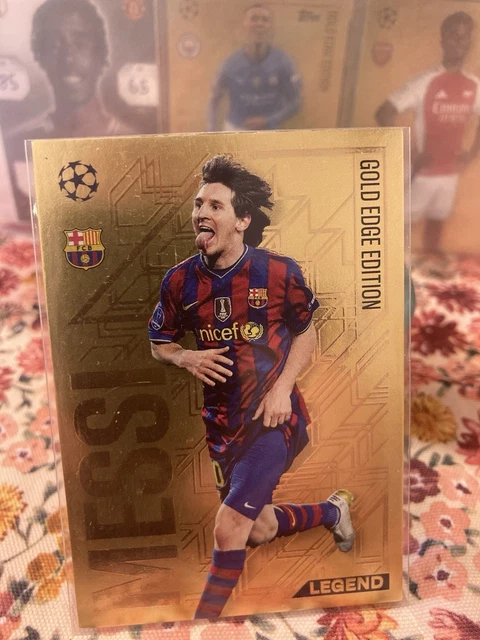 TOPPS MATCH ATTAX 2024/2025 Gold Edge LIONEL MESSI Barcelona 24/25 GE ...