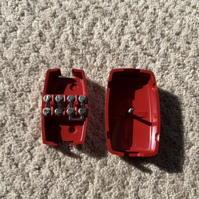 VINTAGE GPO TELEPHONE Block Terminal 52a / Junction Box - Red - New Old ...