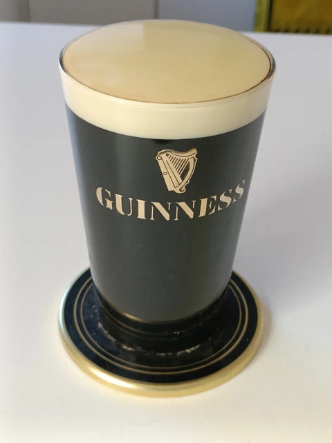 GUINNESS ILLUMINATED BAR Top Pub Bar Pump Sign Advertising Light Rare ...