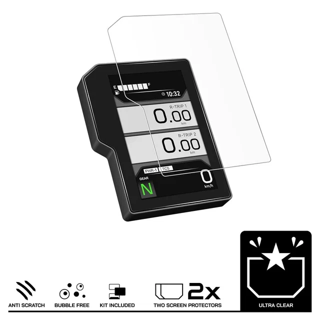 YAMAHA TENERE 700 / RALLY (2025-) Dashboard Screen Protector 2 x Ultra ...