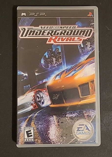 NEED FOR SPEED: Underground Rivals (Sony PSP) **CASE & MANUAL ONLY** EA ...