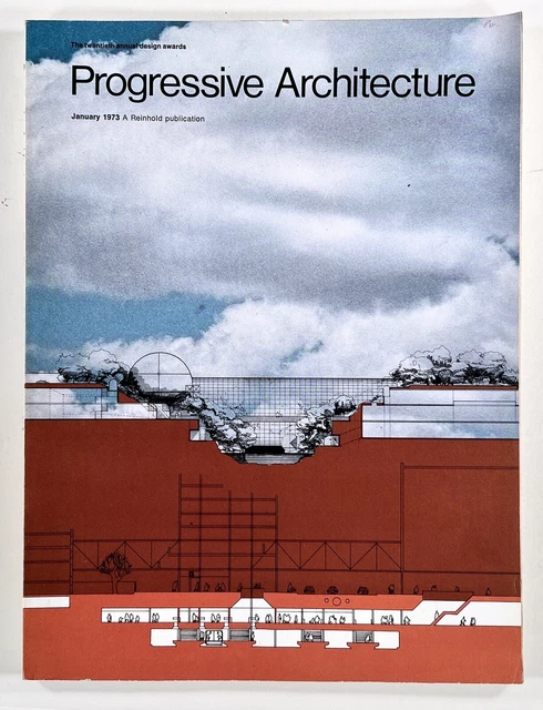 1973 JAN PROGRESSIVE ARCHITECTURE Awards PUBLIC SPACES Restorations ...