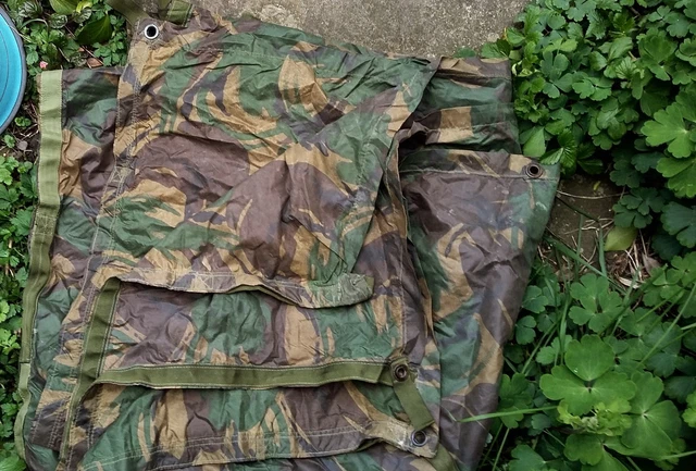 GENUINE BRITISH MILITARY DPM IRR Camo Shelter Basher/Basha Ground Sheet ...