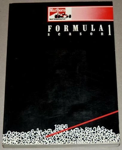 FORMULE 1 BOOK Livre official Yearbook formule 1 saison 1986 teams ...