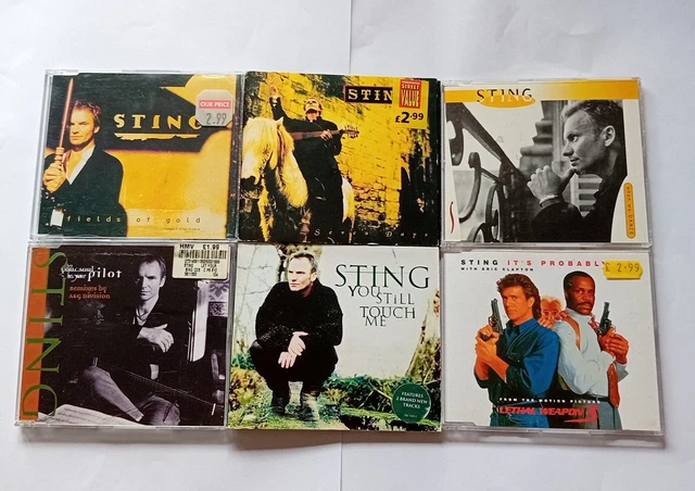 STING CD LOT unique x6 rare années 90 Digipack The Police livraison ...