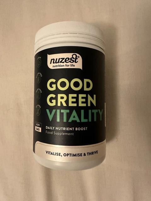 GREENS POWDER BY Nuzest Superfood Gluten Free - Dairy Free - 300g - 30 ...
