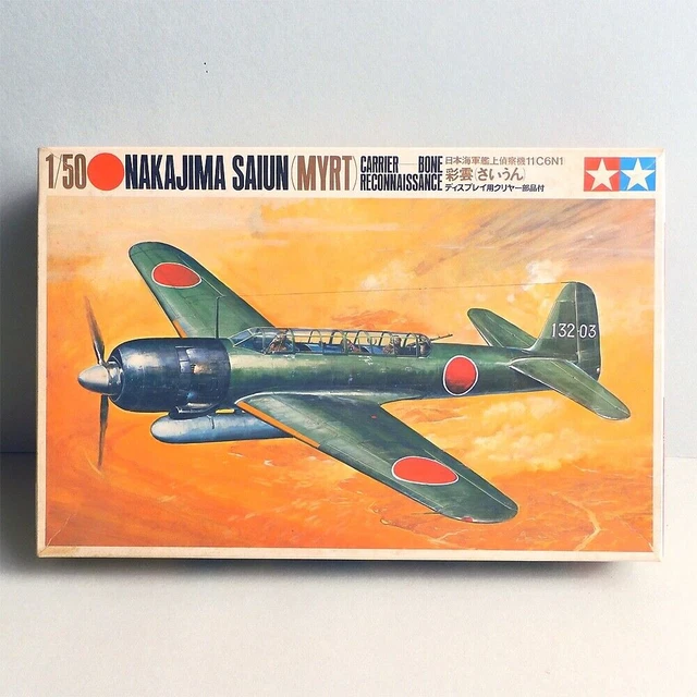 TAMIYA SCALA 1:50 Nakajima Saiun MYRT Kit MA109 Japan WW2 model kit EUR ...