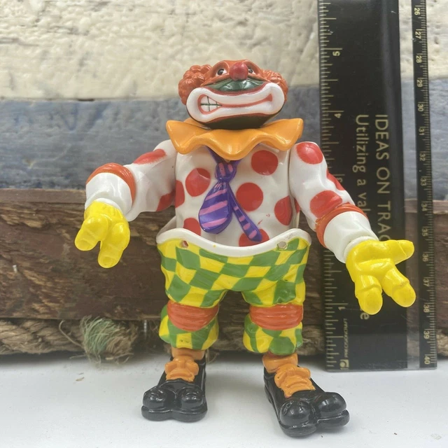 RARE FIGURINE THE Turtles Ninja Tmnt Clown Michelangelo Playmates Toys ...