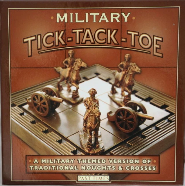 MILITARY THEMED TIC Tac Toe / Noughts & Crosses Game From Past Times ...