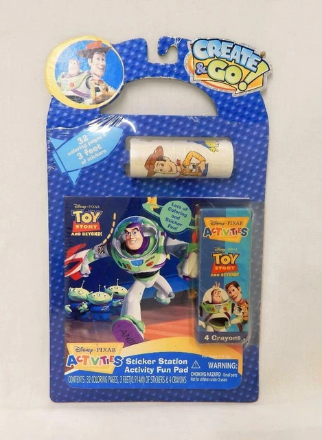 DISNEY PIXAR ACTIVITIES Toy Story Create & Go Sticker Station Activity ...