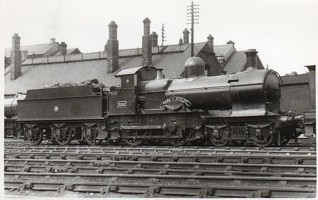 GWR &DUKEDOG& CLASS 4-4-0 No 3202 (9002) "EARL of DUDLEY" at SWINDON ...