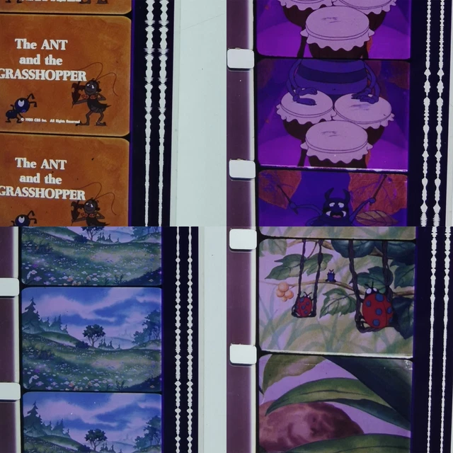 16MM ANIMATION CARTOON film "The Ant and the Grasshopper" (1980 ...