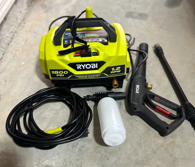 RYOBI 1800 PSI 1.2 GPM Cold Water Electric Pressure Washer $82.43 ...