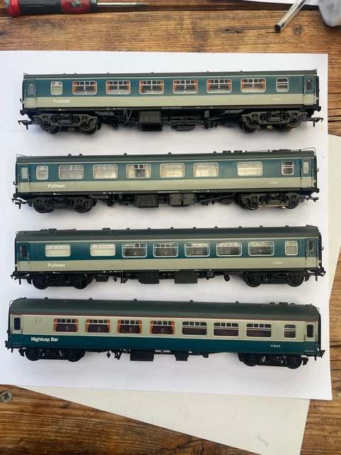 BACHMANN 39-321 MK1 BSP Pullman 'Nightcap Bar' BR Blue & Grey Coach OO ...