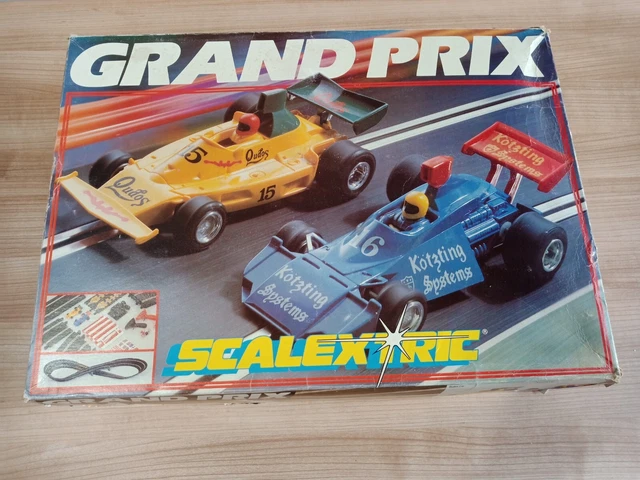 SCALEXTRIC GRAND PRIX Ferrari 312T Brabham BT44B F1 racing car set ...