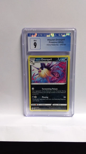 POKÉMON JCG RAYONNEMENT Astral HISUIAN OVERQWIL Grade 9 | Magie de la ...