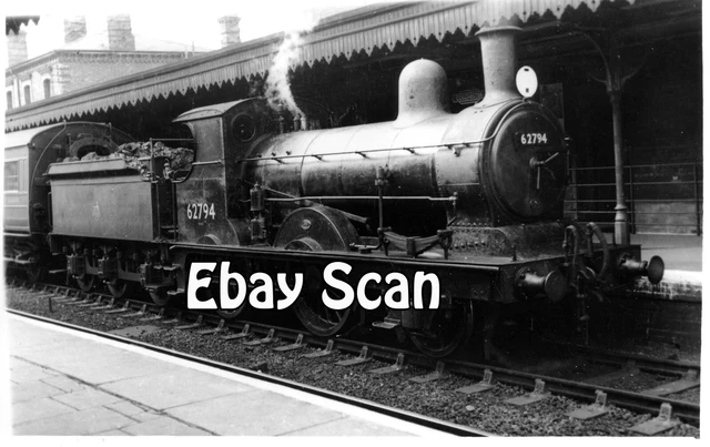 RAILWAY PHOTOGRAPH GER LNER Class E4 Steam Loco № 62794 at Colchester ...