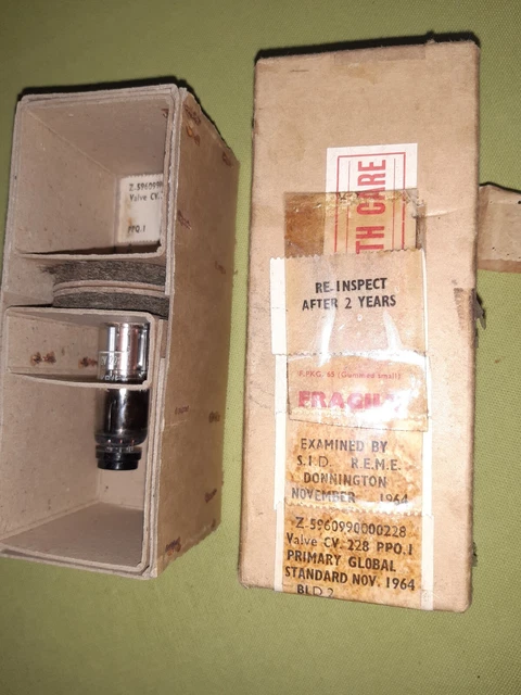 VINTAGE VALVE CV228 Heil Tube Velocity Modulated Oscillator £8.99 ...