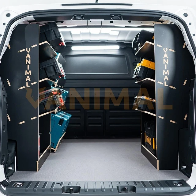 VW ID BUZZ Cargo Hexaboard Van Racking: Triple Toolbox Shelving £450.00 ...