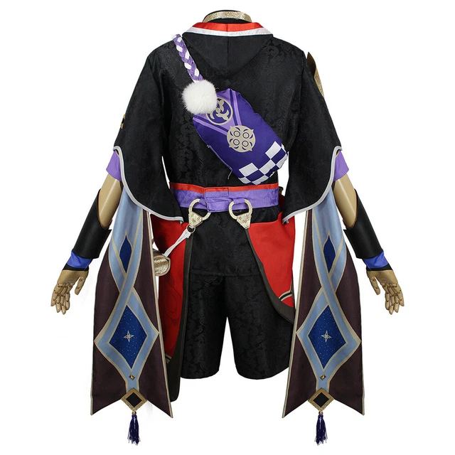 GENSHIN IMPACT SCARAMOUCHE Wanderer Full Set Outfits Halloween Costume ...