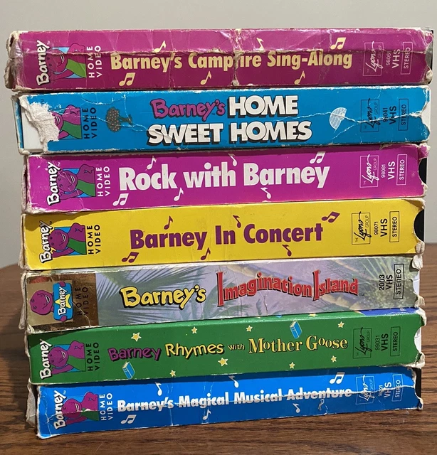 BARNEY VHS MOVIE Lot Of 7 VHS Tapes (R) EUR 25,00 - PicClick FR