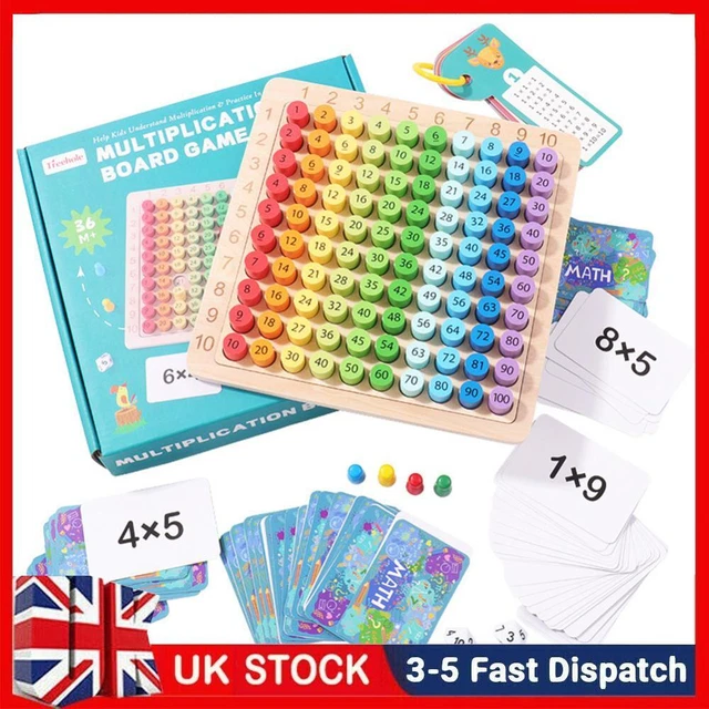 MONTESSORI MATHS GAMES Enhances Numeracy Skills Pedagogical Toy for ...