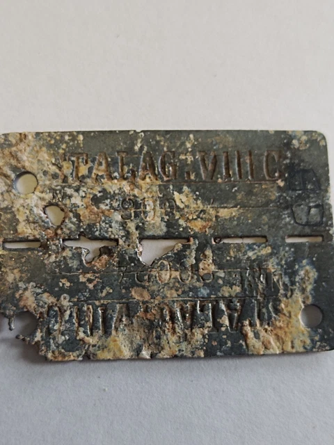 GERMAN WW2 PRISONER Of War Sagan Stalag Identity Tag £25.00 - PicClick UK