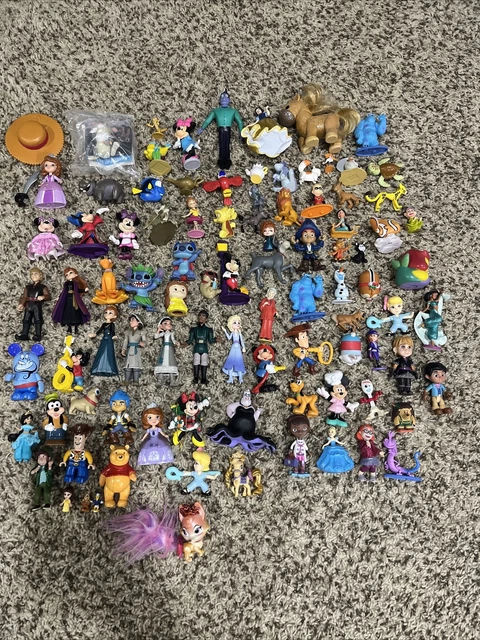 DISNEY PIXAR PVC Plastic Figurines Mcdonalds Figures Play sets Huge Lot ...