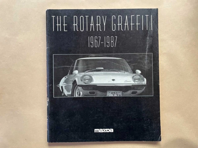 20TH ANNIVERSARY OF The Rotary Car Sales Graffiti 1967-1987 Mazda Toyo ...