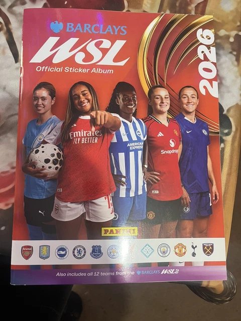 PANINI WSL 2026 Sticker Book £2.51 - PicClick UK