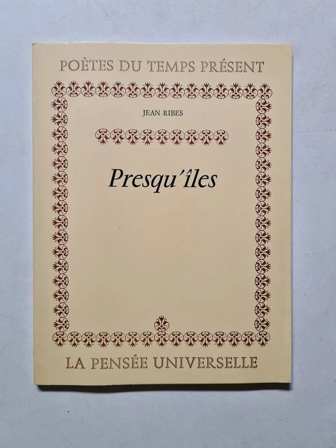 PRESQU'ÎLES | JEAN RIBES | Bon état EUR 8,00 - PicClick FR