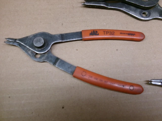 MAC TOOLS USA 3-Piece Convertible Snap Ring Pliers Set TP56 + TP 12 ...