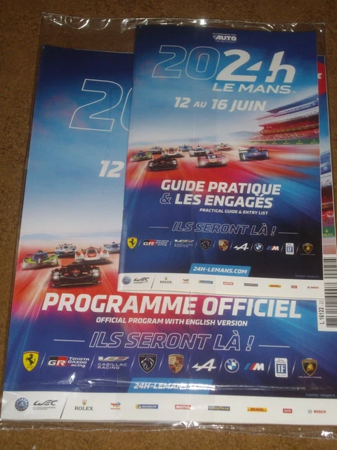 PROGRAMME 24 HEURES Du Mans 2024 - Official Program Le Mans 2024 - Sous ...