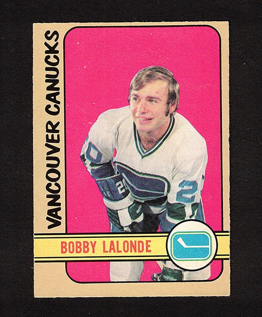 1972-73 BOBBY LALONDE #217 ROOKIE EX-MT OPC RARE Salut # Carte de ...