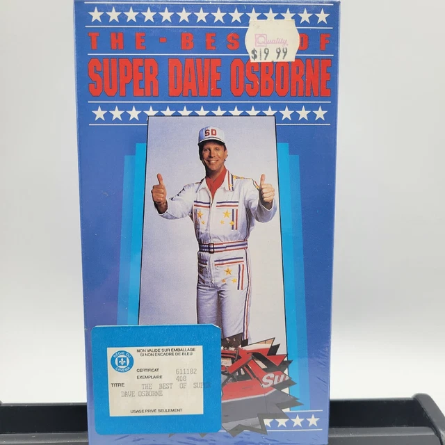 THE BEST OF Super Dave Osborne (VHS, 1990, Quality Video) like new w ...