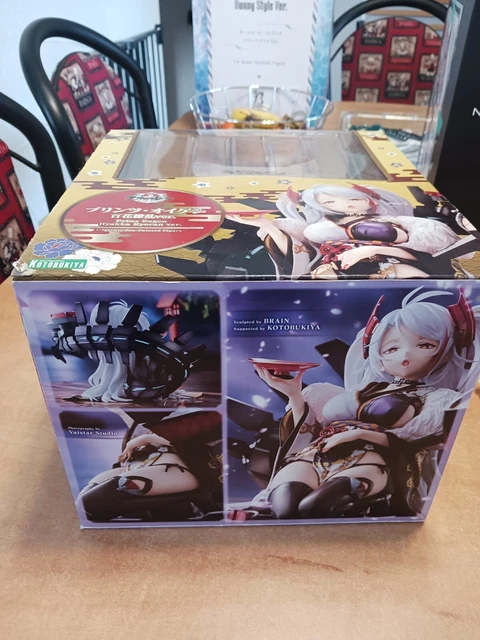 AZUR LANE PRINCE Eugen 1/7 Figure Kotobukiya with Bonus Face Opened ...