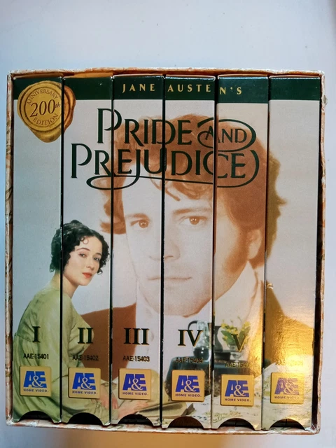 JANE AUSTEN'S PRIDE And Prejudice 200th Anniversary Edition VHS Set £6. ...