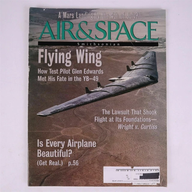 AIR & SPACE Magazine June/July 1997 Flying Wing Glen Edwards £8.04 ...