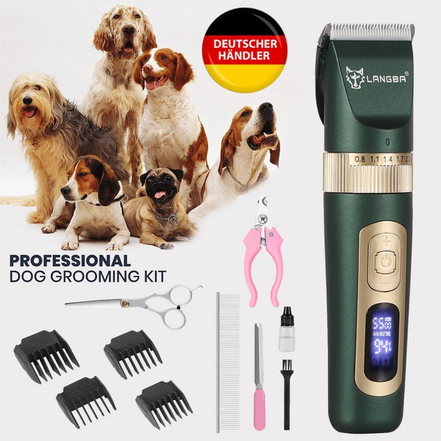 TAGLIACAPELLI PER ANIMALI tosatrice professionale rasoio a batteria ...